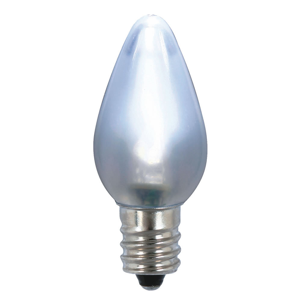 Vickerman 5 Watt, C7 LED, Dimmable Light Bulb, E26/Medium (Standard ...