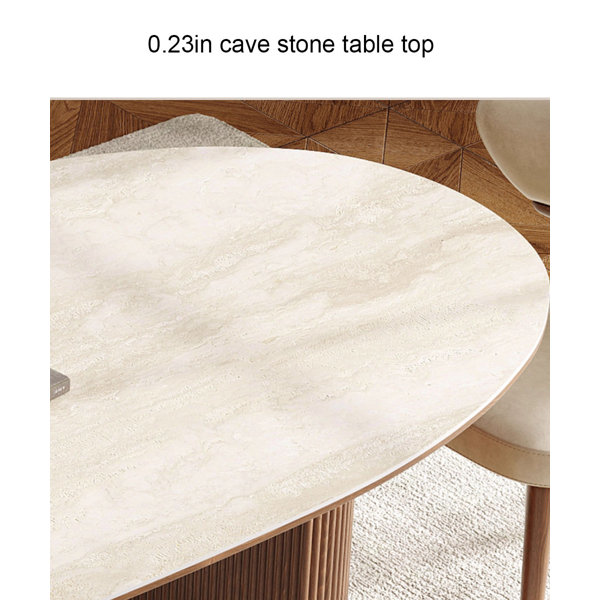 ASS Comfort Zone Cave Stone Rock Plate Dining Table And Chair Set ...
