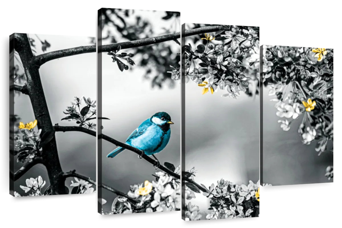 Ebern Designs Brampt Blue Tit Pop | Wayfair