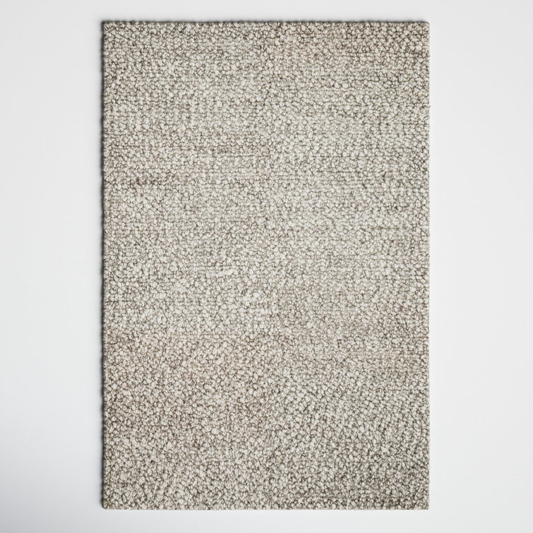 Joss & Main Charter Handwoven Wool Stone Area Rug & Reviews | Wayfair
