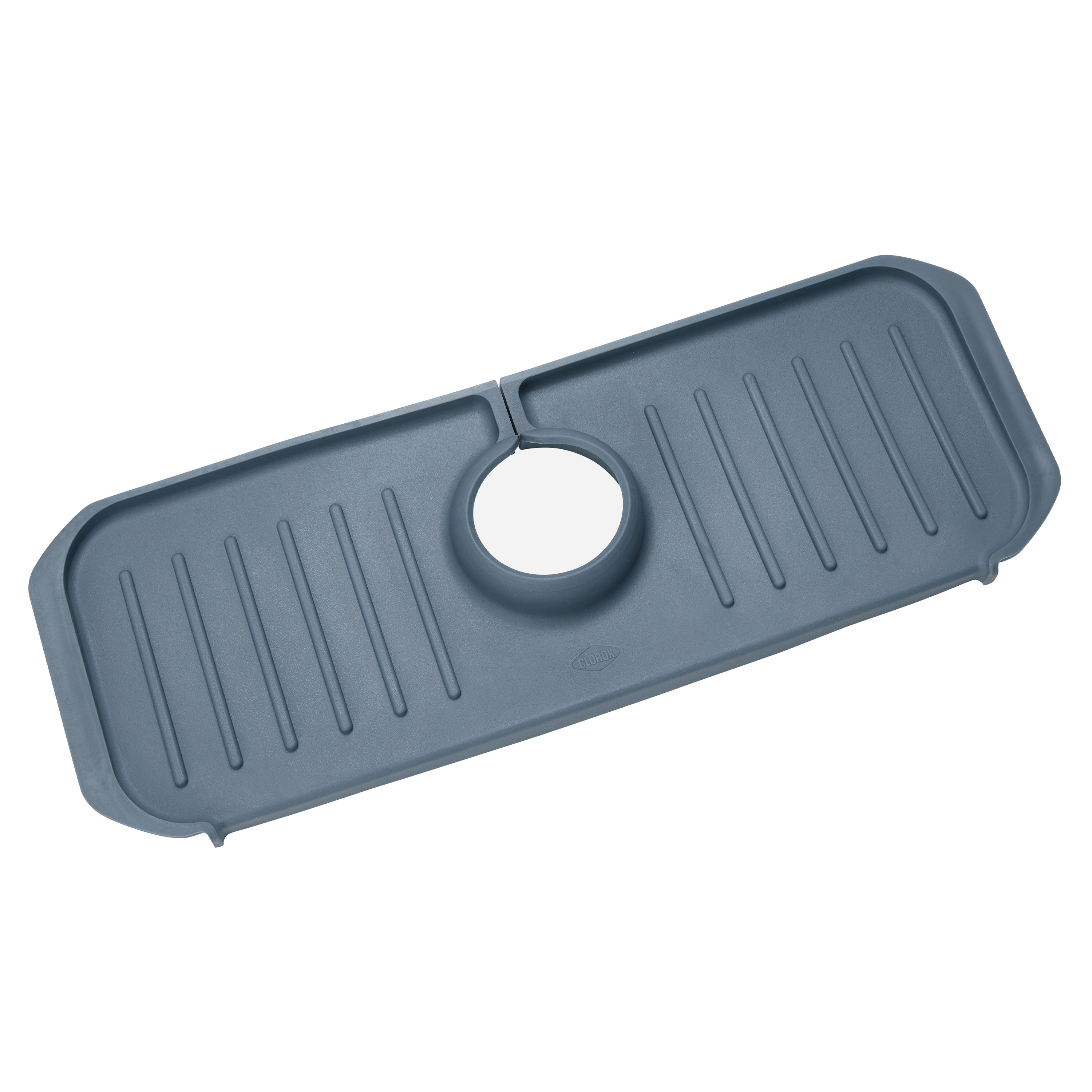 Ginsey Clorox KeptClean Kitchen Faucet Splash Guard – Easy-to-Install ...