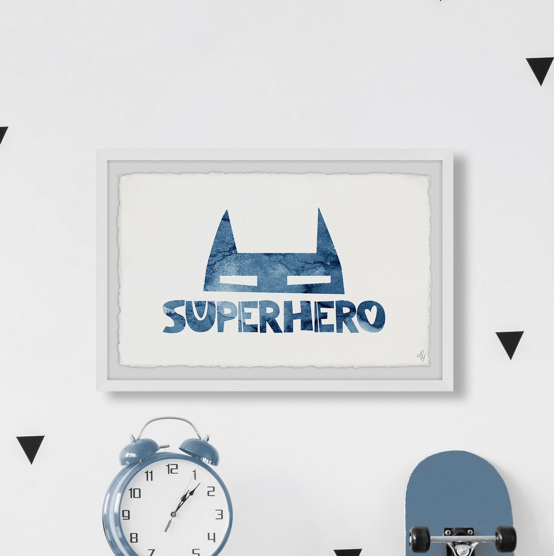 Isabelle & Max™ Czarnecki 'Superhero Mask' Framed Print | Wayfair