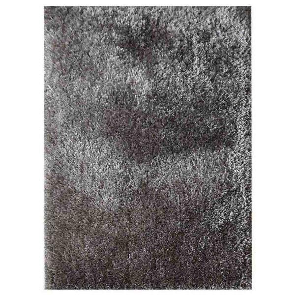 Everly Quinn HAND TUFTED SHAG POLYESTER ECO-FRIENDLY AREA RUGS - Grey ...