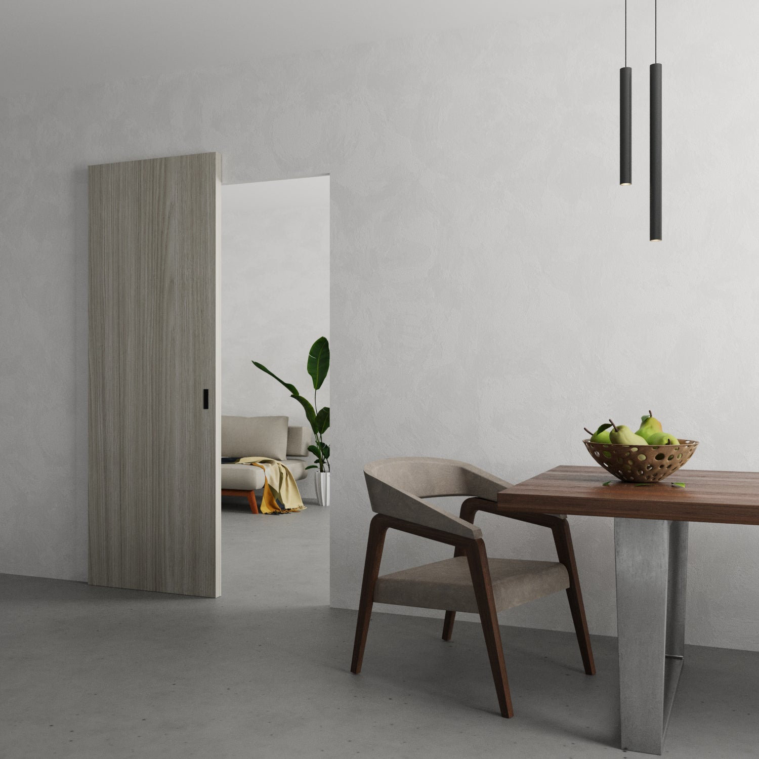 SARTODOORS Hidden Barn | Basic 3001 | Wood Veneer Doors | Magic ...