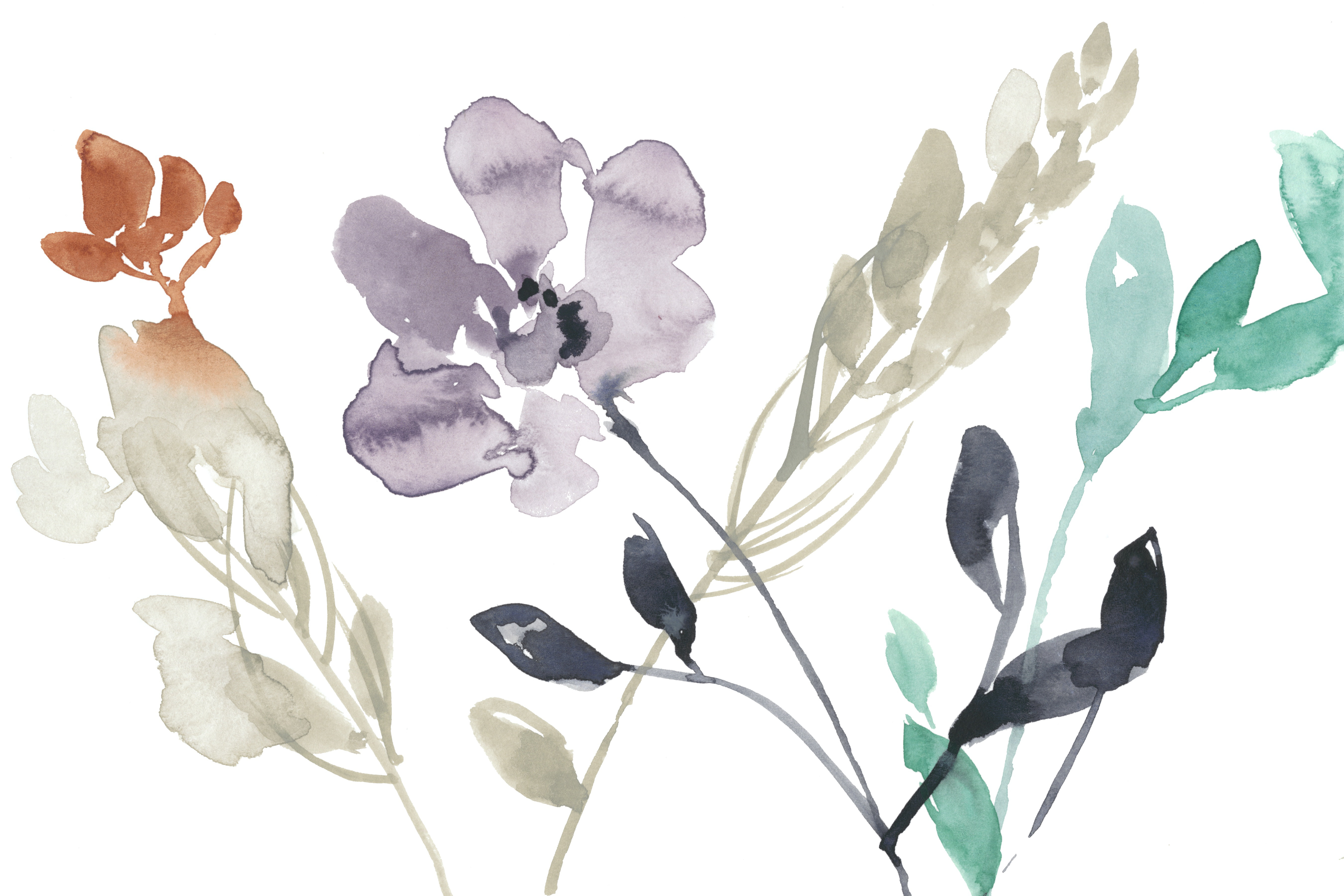 Red Barrel Studio® Flowers In Fall I | Wayfair