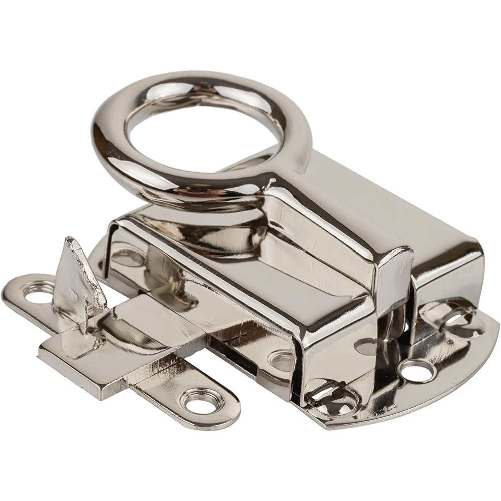 UNIQANTIQ HARDWARE SUPPLY Left Wilson Cabinet Door Ring Latch and Catch ...