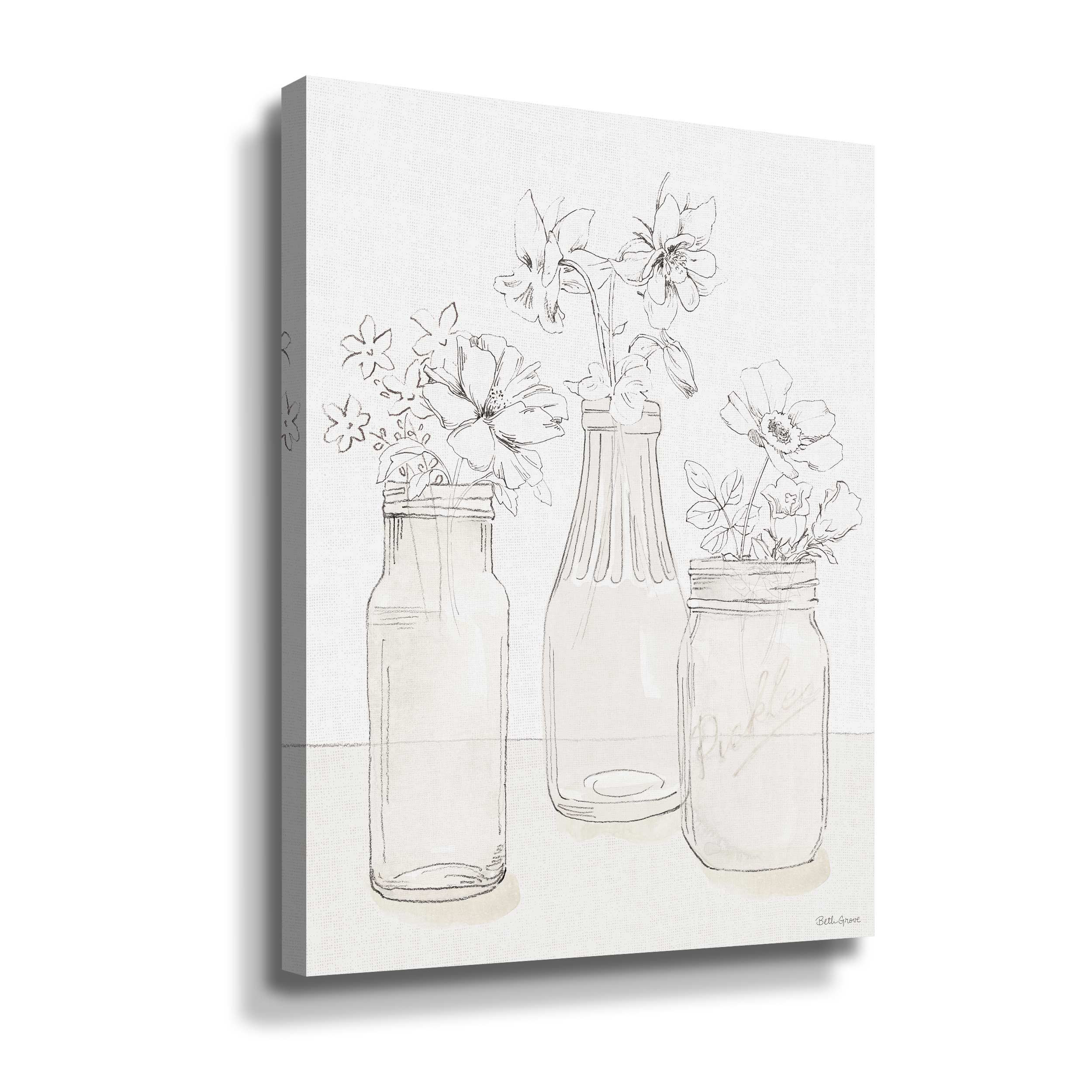 Winston Porter Peaceful Petals III Neutral Peaceful Petals III Neutral ...