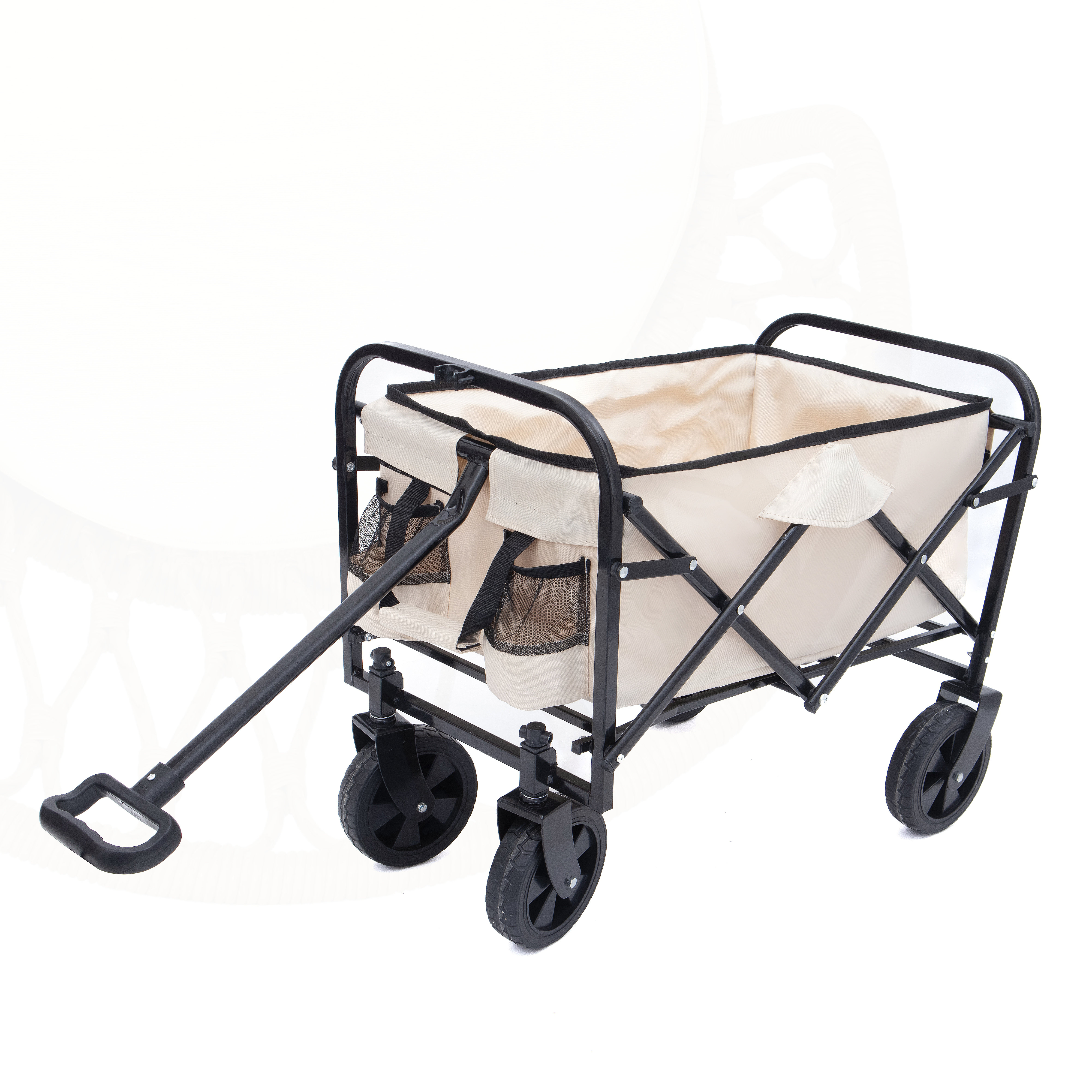 Decopom Versatile Foldable Heavy-Duty Wagon Cart For Various Outdoor ...