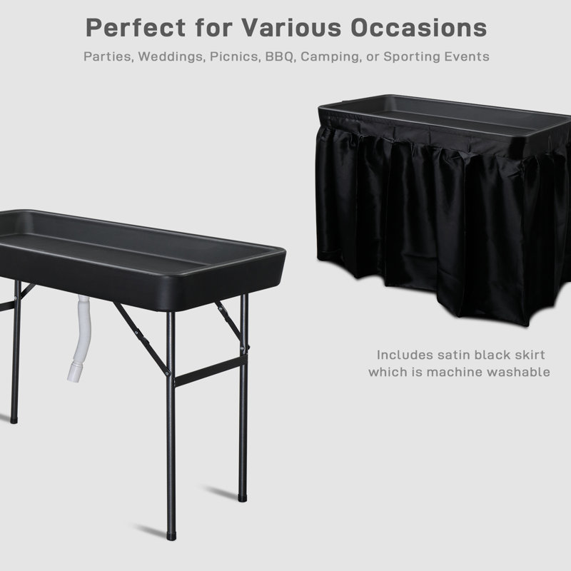 folding table buffet server