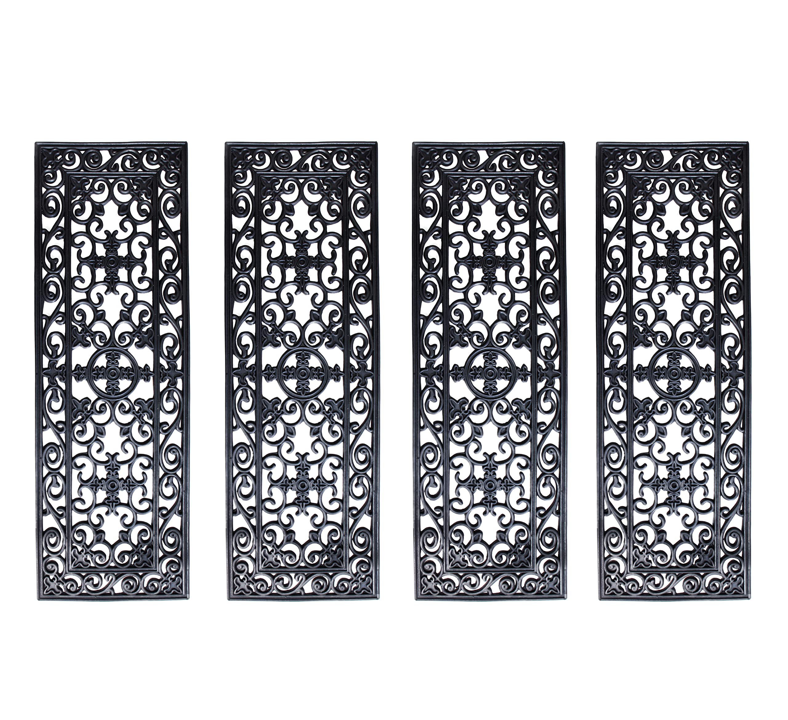 Latitude Run® Stair Treads Staircase Step Mats - 4 Pack Sturdy Non Slip ...