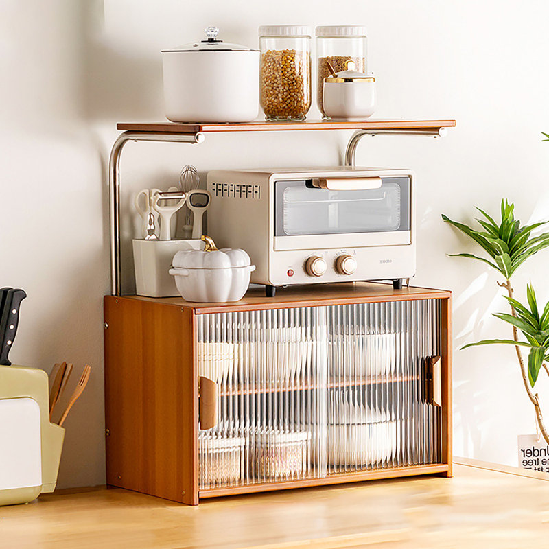 Wrought Studio™ 3 Tier Kitchen Storage Cabinet With Board | Wayfair