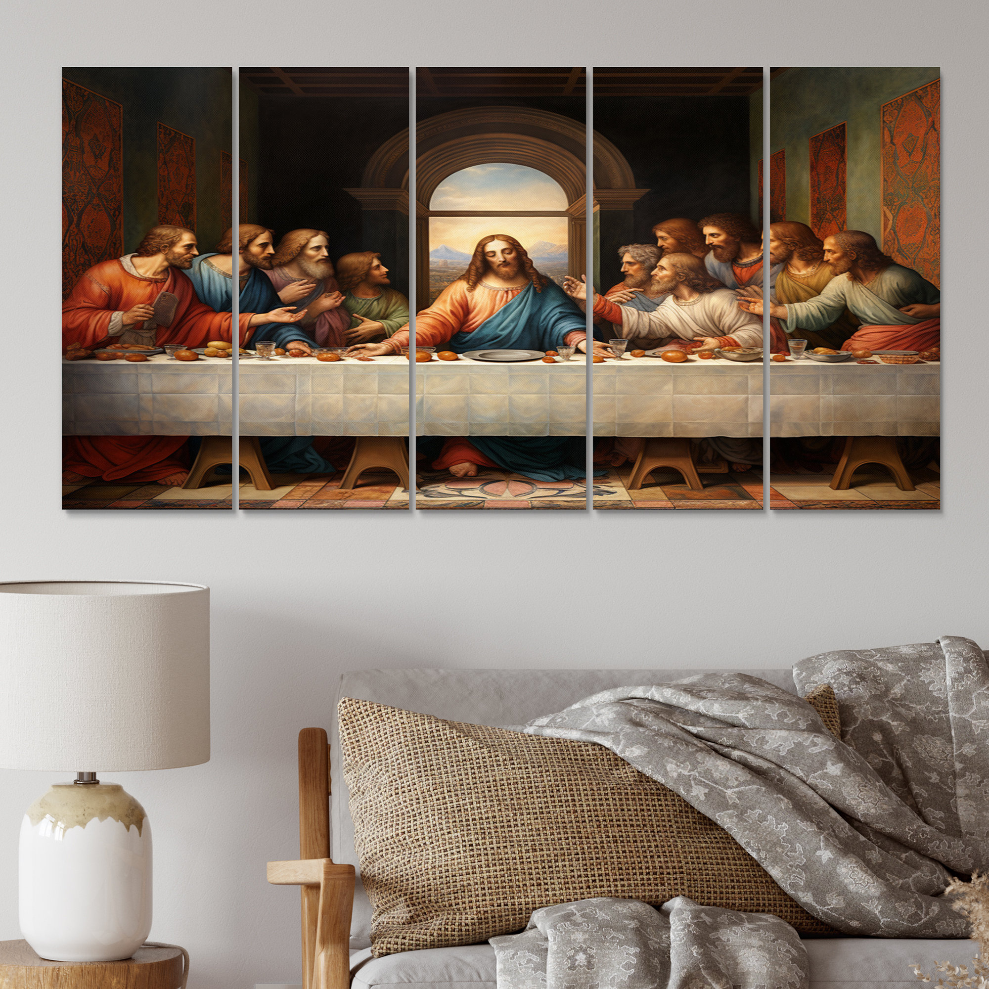 Red Barrel Studio Masterpiece The Last Supper Of Today - Spiritual Wall ...