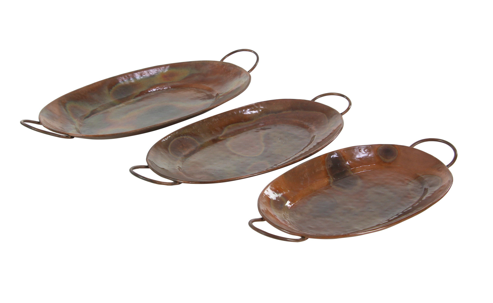 Gracie Oaks Crites 3 Piece Metal Tray Set & Reviews - Wayfair Canada