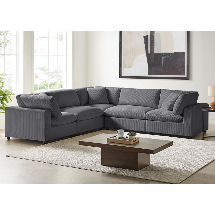 Latitude Run® Vinessa Modular 5-Piece Sectional & Reviews | Wayfair