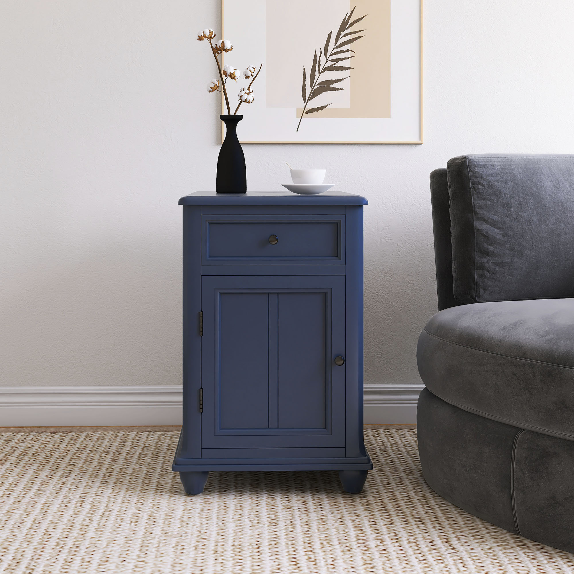 Darby Home Co 18 Inch End Table With USB Ports | Wayfair