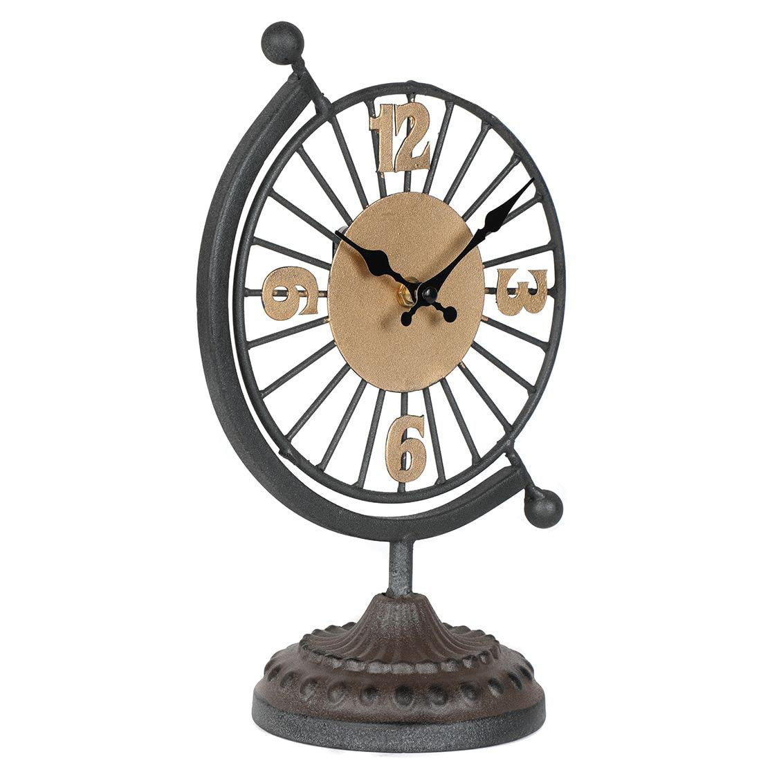 Alcott Hill® Vintage Mantle Clock. Silent, Non Ticking Stylish ...