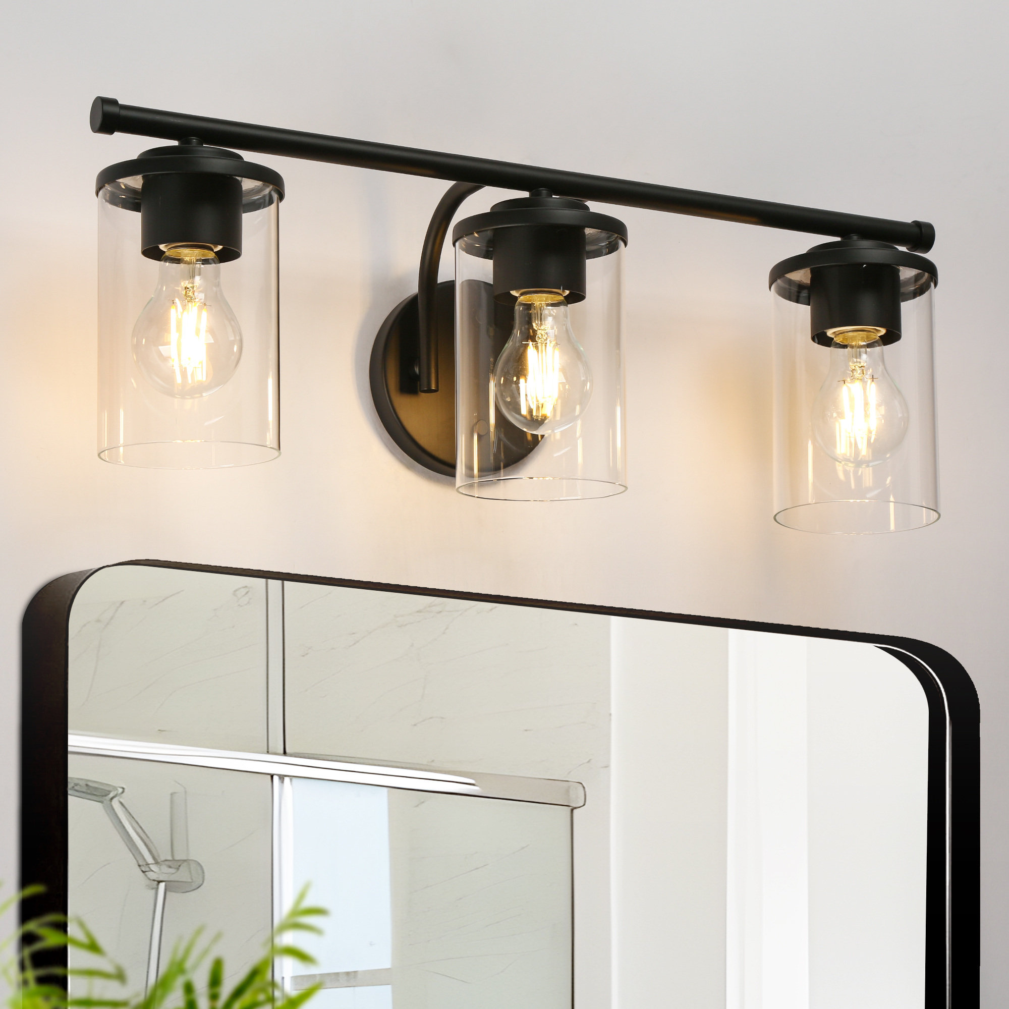 17 Stories Escarment 3-Light Dimmable Vanity Light & Reviews | Wayfair