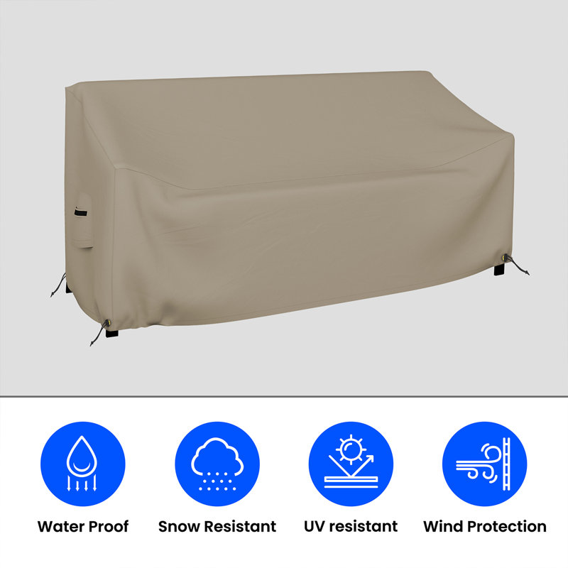 Latitude Run® Outdoor Water Resistant Patio Bench Cover | Wayfair
