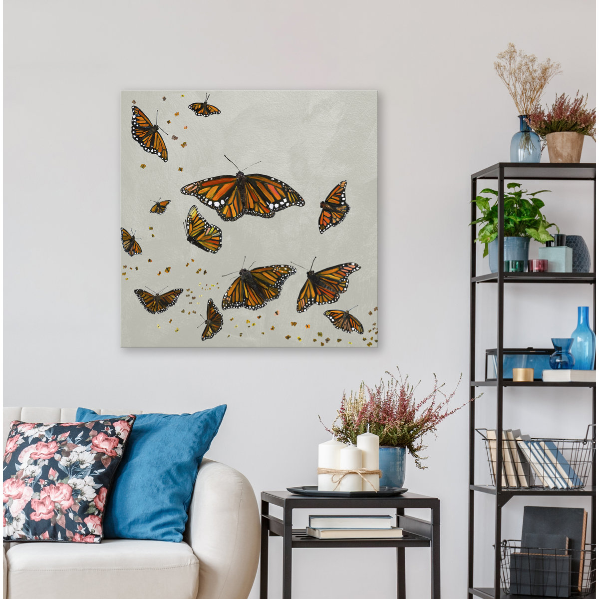 GreenBox Art 'Monarchs' by Eli Halpin Print of Painting on Canvas in ...