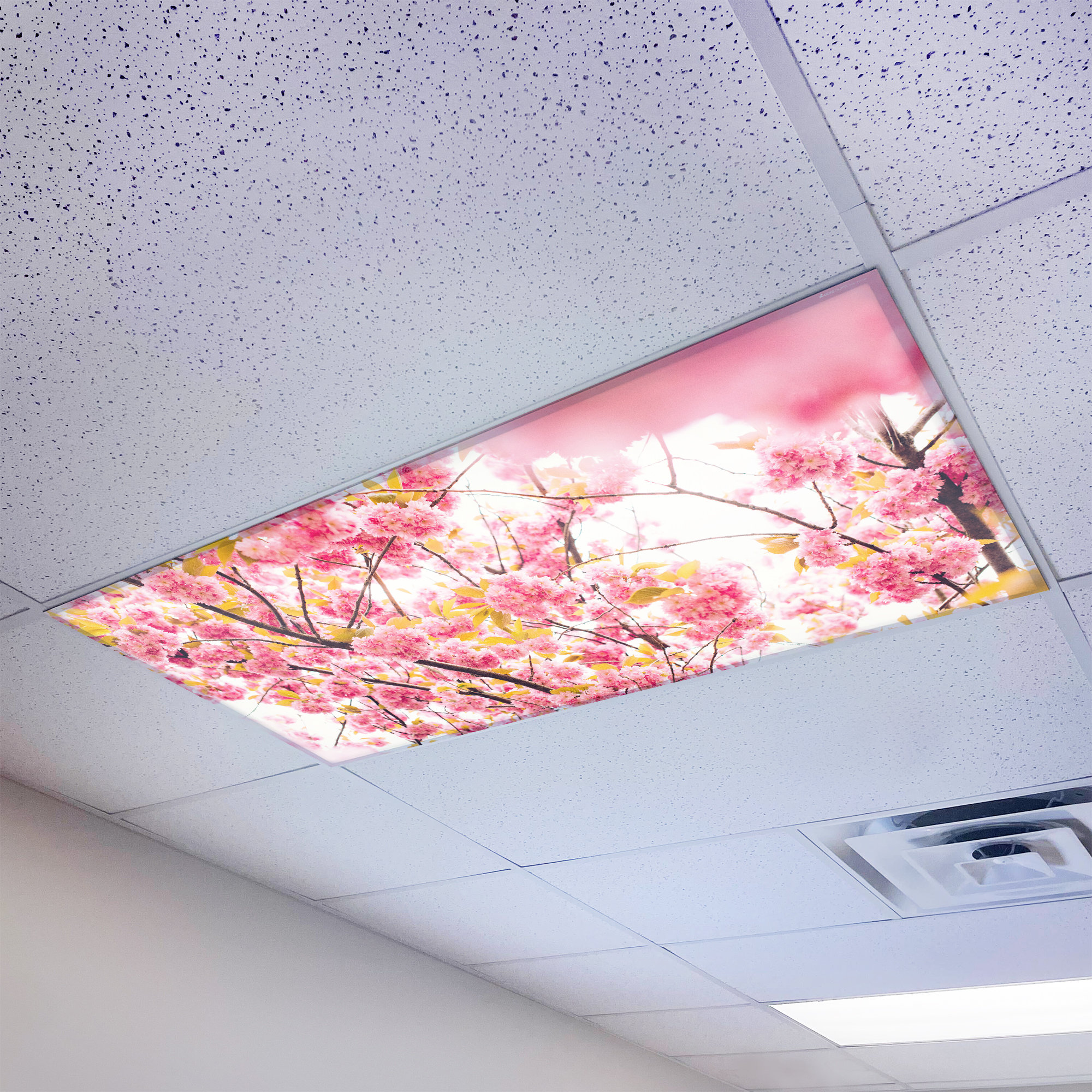 Octo Lights Flower- Magnetic Fluorescent Light Cover for Ceiling Lights ...