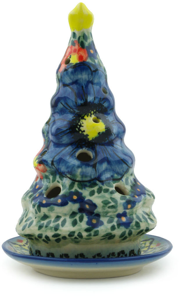 Polmedia Aztec Flowers Christmas Tree Porcelain Lantern - Wayfair Canada