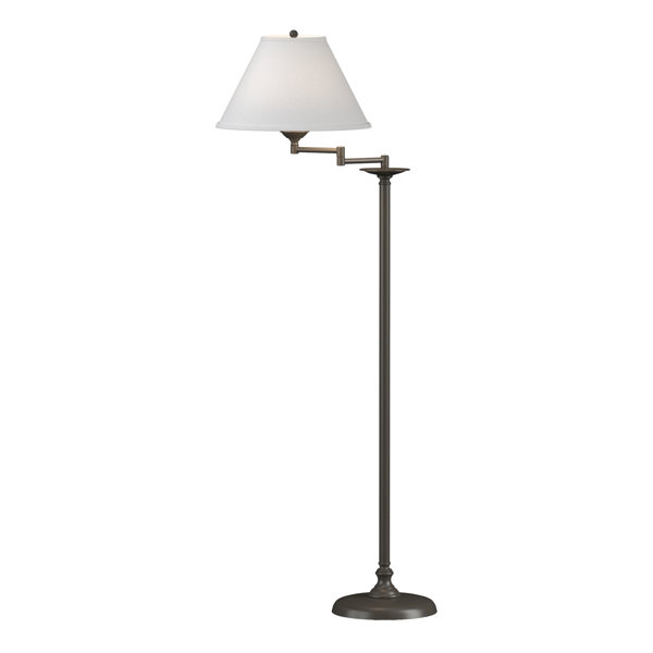Hubbardton Forge Simple Lines Swing Arm Floor Lamp | Perigold