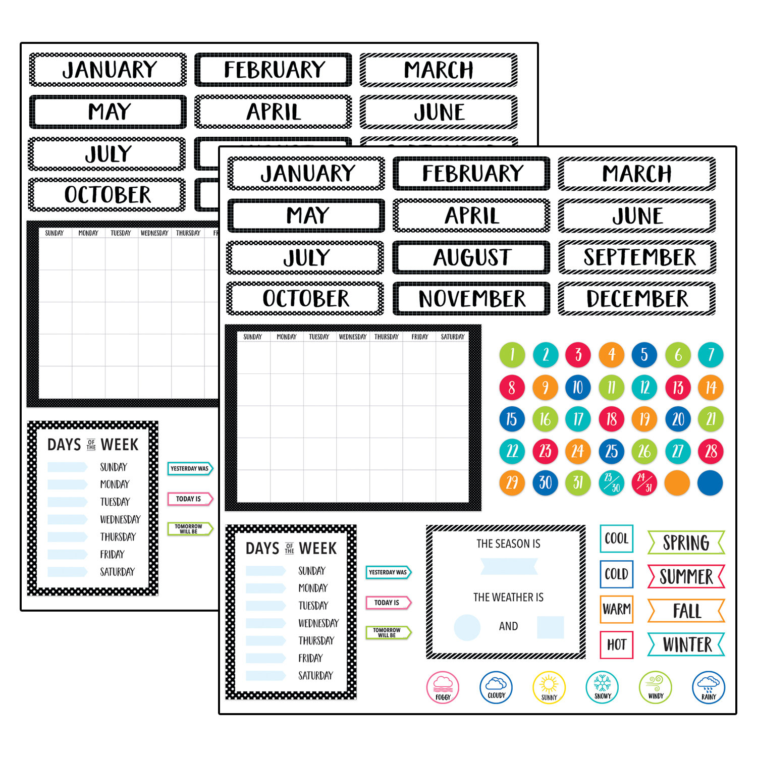 Creative Teaching Press Farm Friends Core Decor Calendar Set | Wayfair
