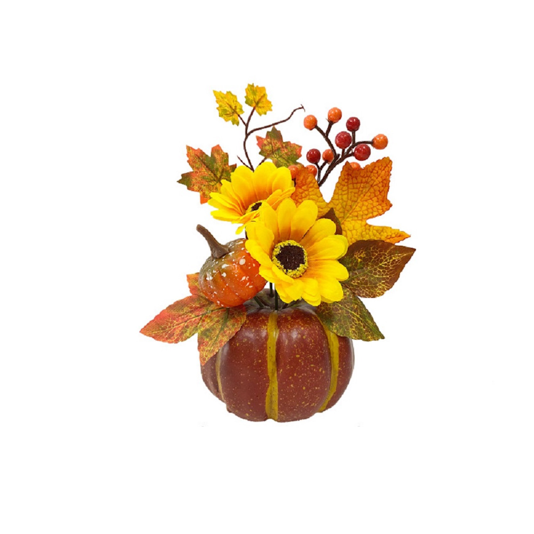 The Holiday Aisle® Hasnaat Floral Arrangement in Pot - Wayfair Canada