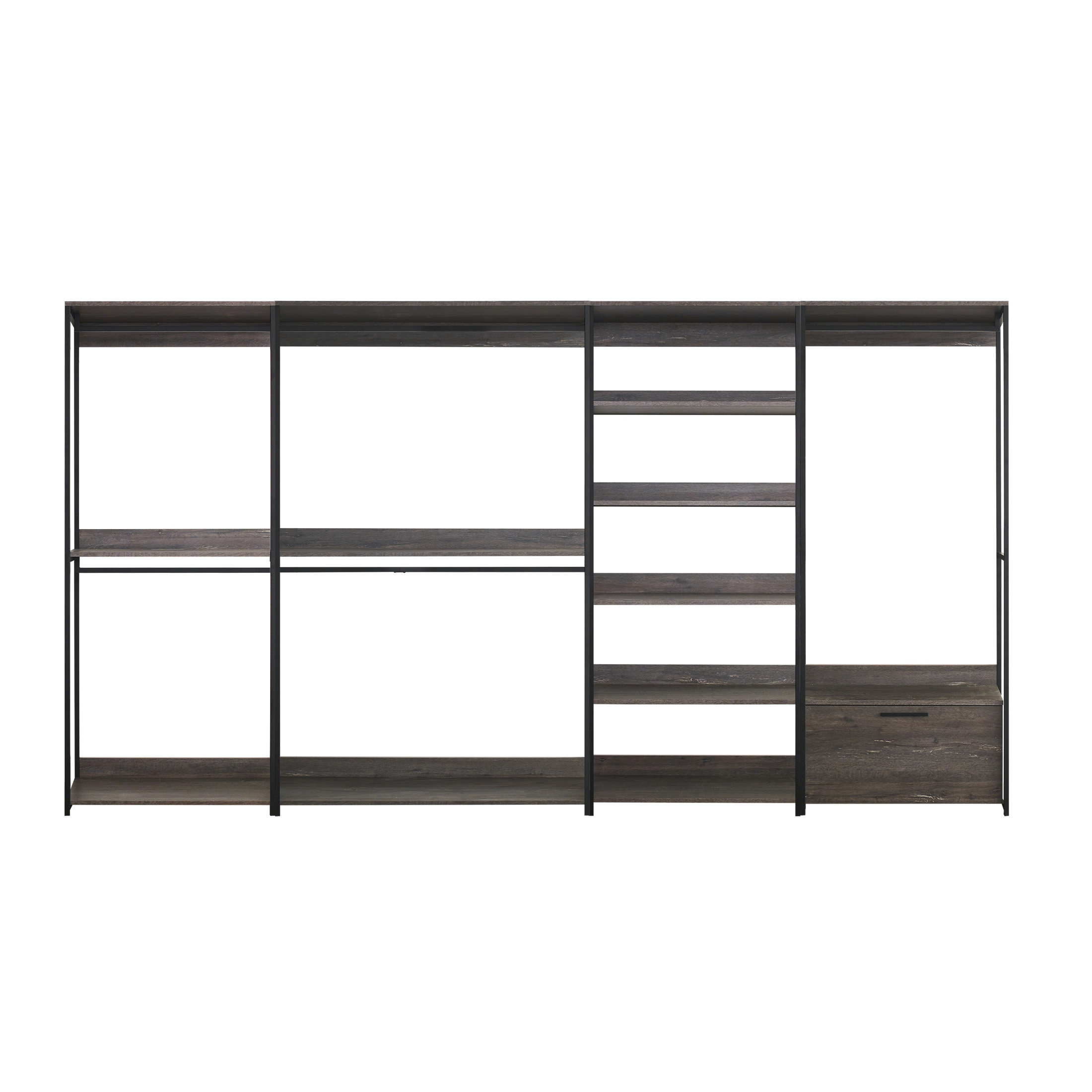 Latitude Run® Monica Wood Walk-in Closet System | Wayfair