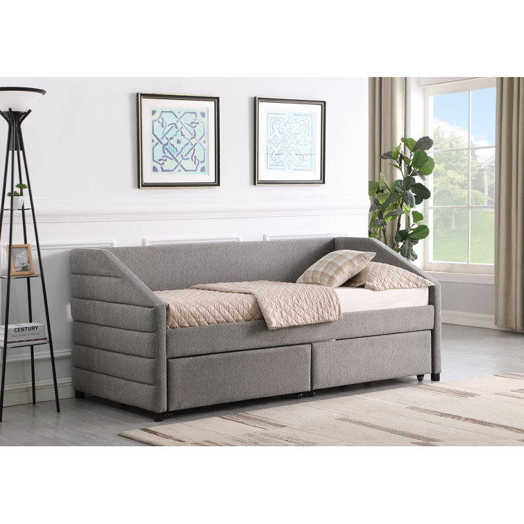 Latitude Run Lozko Upholstered Single (3') Daybed | Wayfair.co.uk