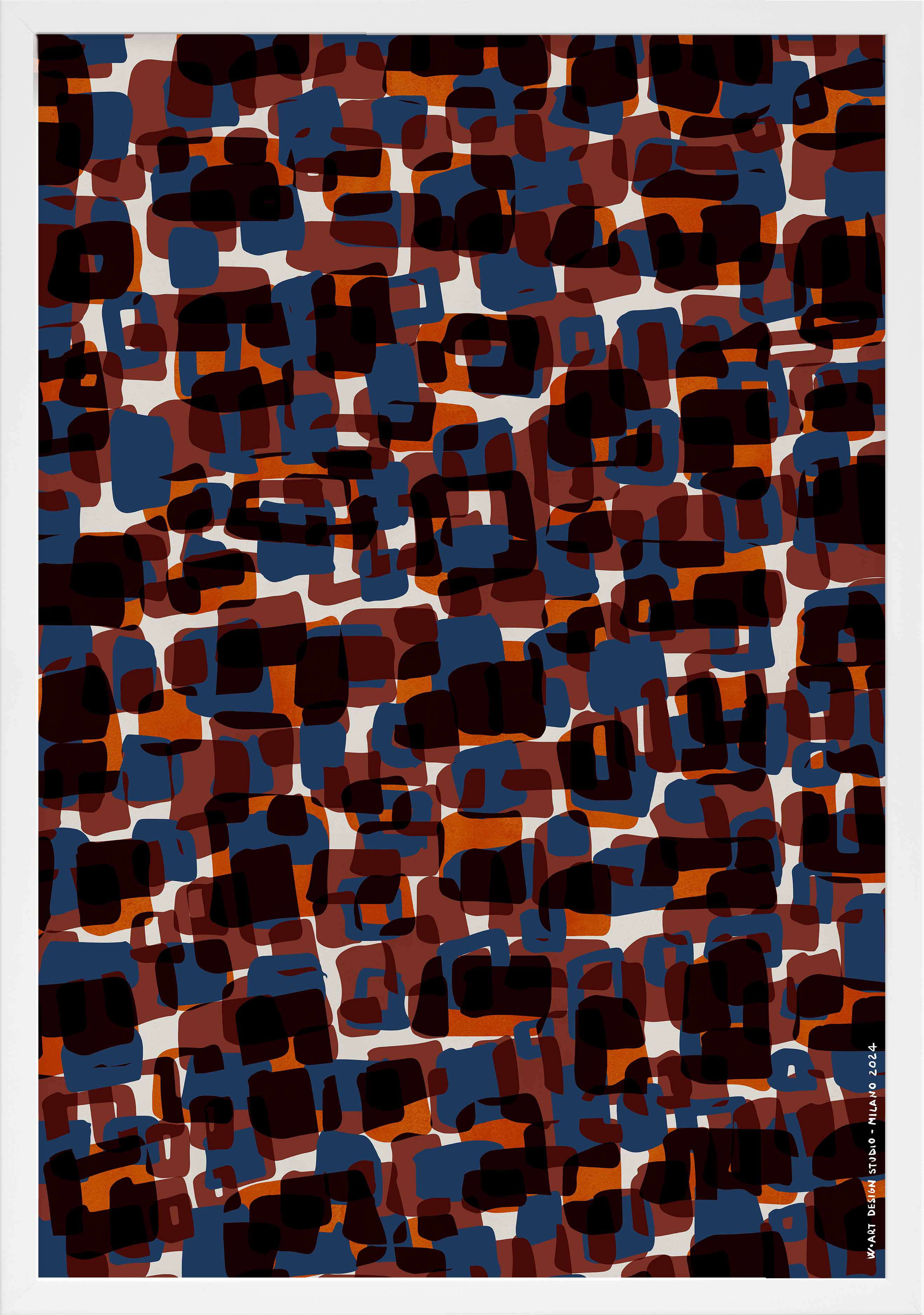 Orren Ellis Color Clash II by Romina Gadler - Framed Wall Art | Wayfair