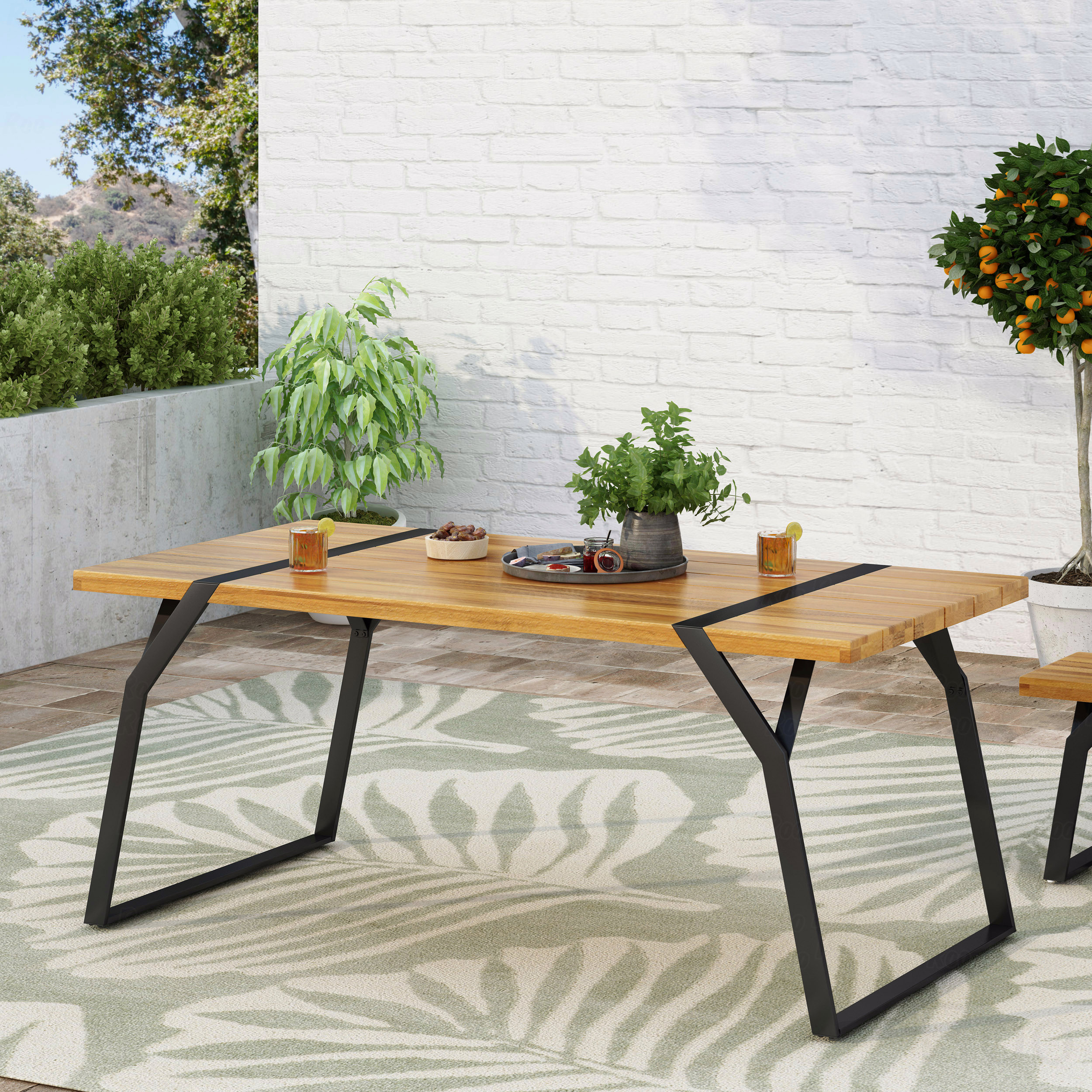 Latitude Run® Patio Dining Table | Wayfair