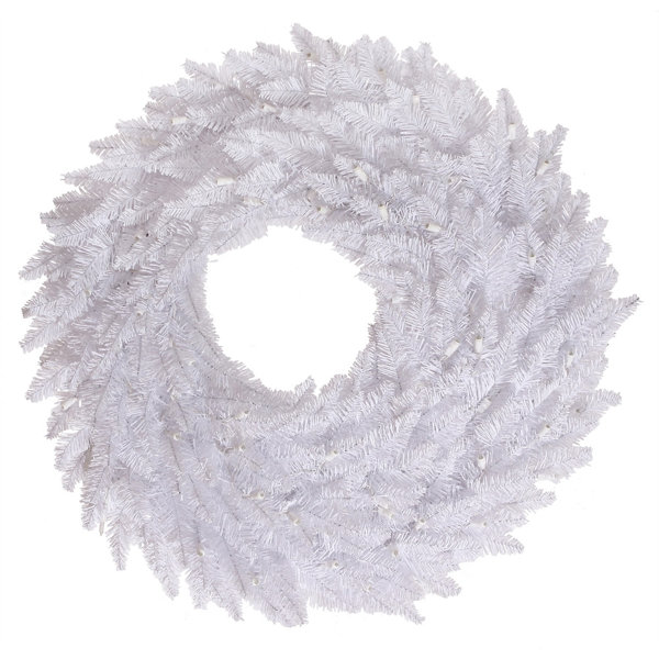 White Wreaths | White Wreath For Front Door & Small White Wreath
