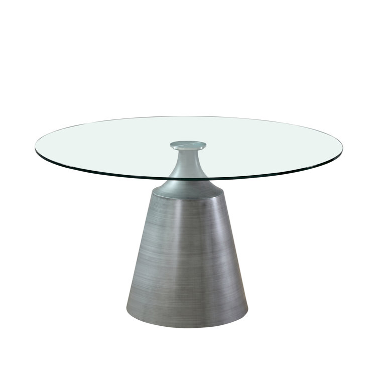Orren Ellis FURNITURE Dining Table with Glass Table Top - Wayfair Canada