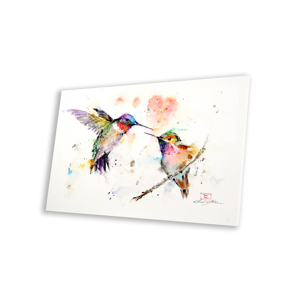 Red Barrel Studio® Hummingbirds by Dean Crouser - Unframed Graphic Art ...