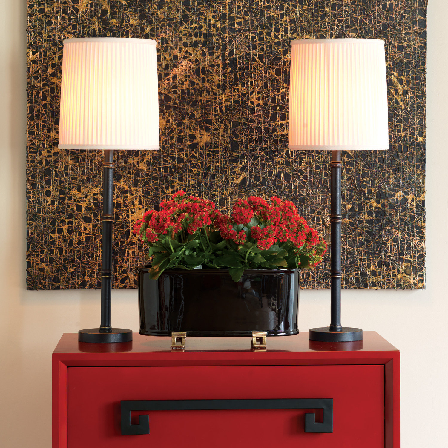 Port 68 Lauderdale 33" Buffet Table Lamp Set & Reviews | Wayfair