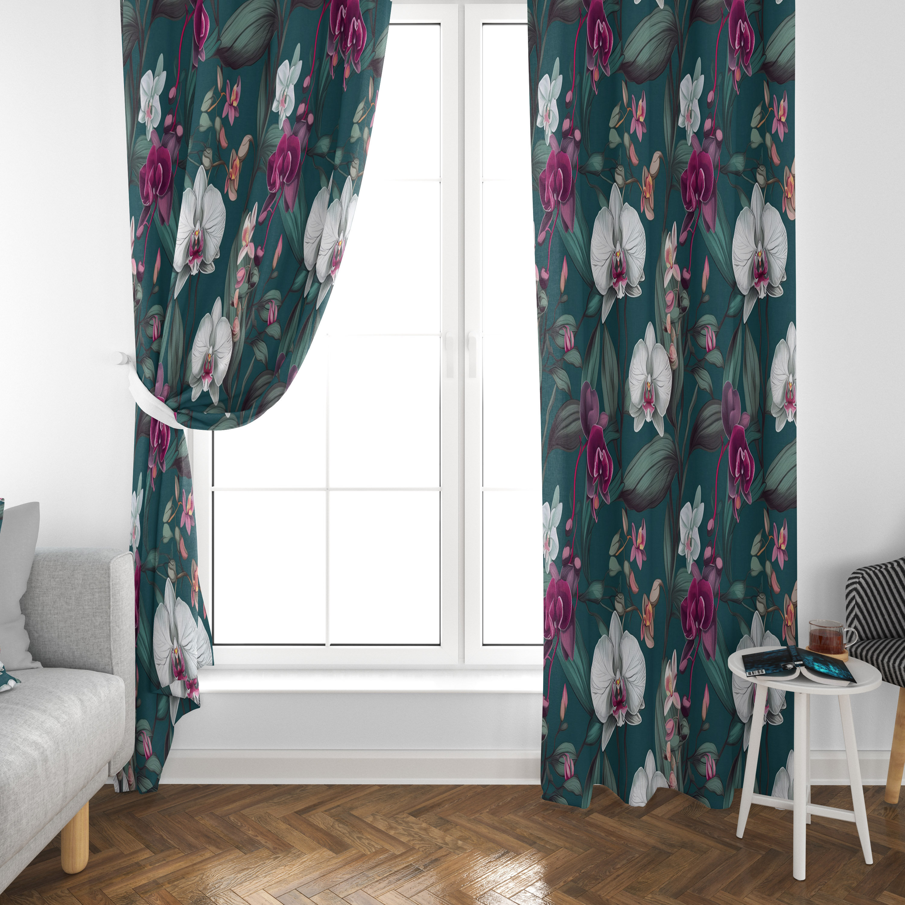 East Urban Home Ahnyah Polyester Room Darkening Curtain Pair | Wayfair