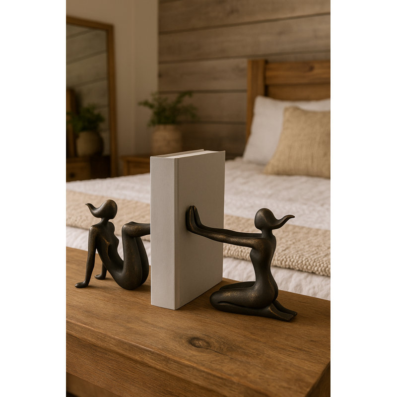 Zentique Pushing Women Bookends & Reviews | Perigold