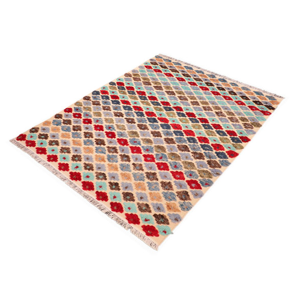 Arshs Fine Rugs One-of-a-Kind Arya Moroccan Candice Hand-Knotted Wool ...