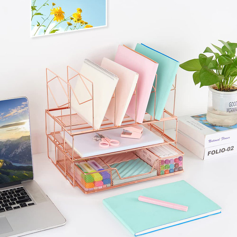 Latitude Run® Ramveer Metal File Organizer | Wayfair