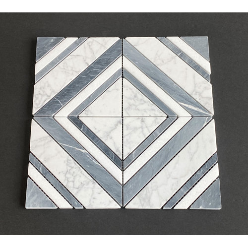 ES Stone Marble Grid Mosaic Wall Tile | Wayfair