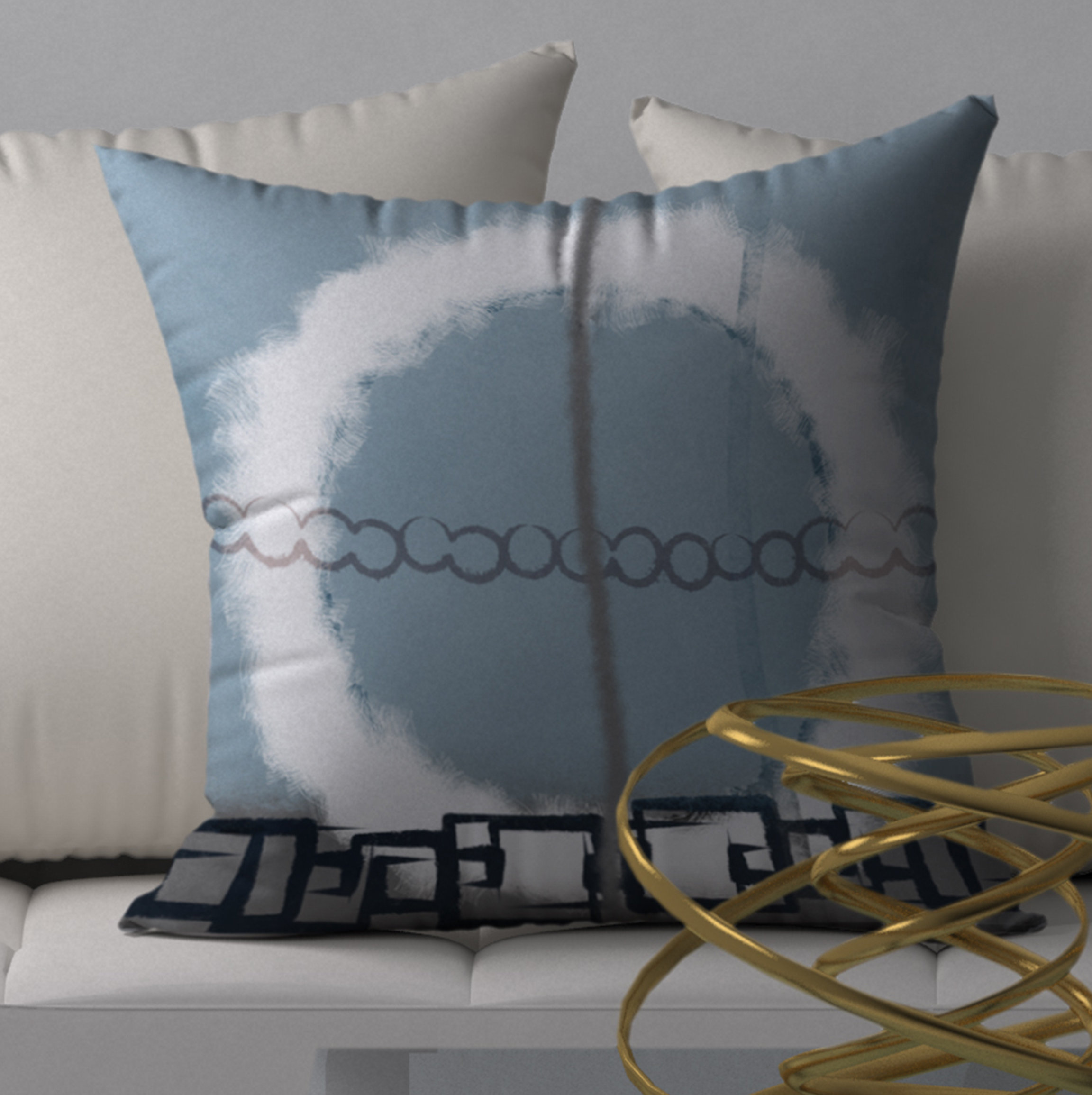 LeRoi Products Simple Singular Square Pillow Cover & Insert | Wayfair