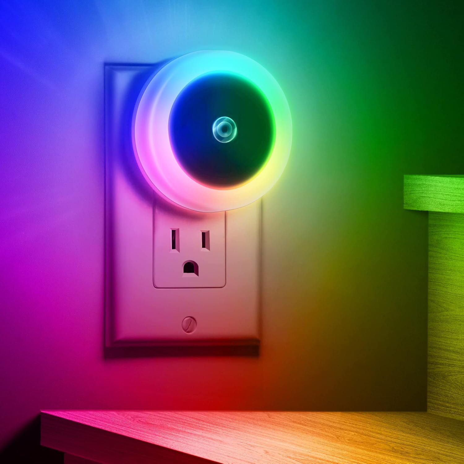 woxeon RGB Color Changing Night Light With Running And Pause Modes ...