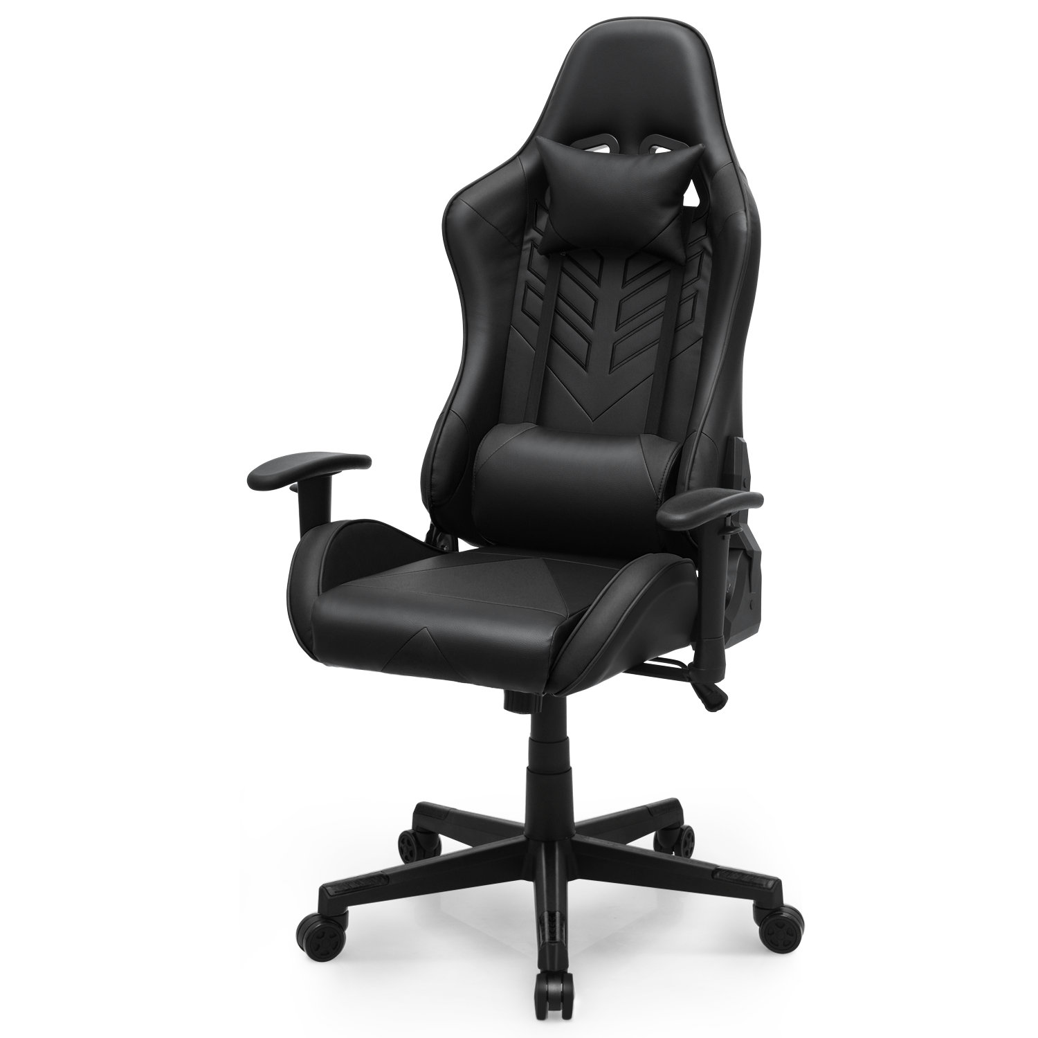 Inbox Zero Adjustable Reclining Ergonomic Swiveling PC & Racing Game ...