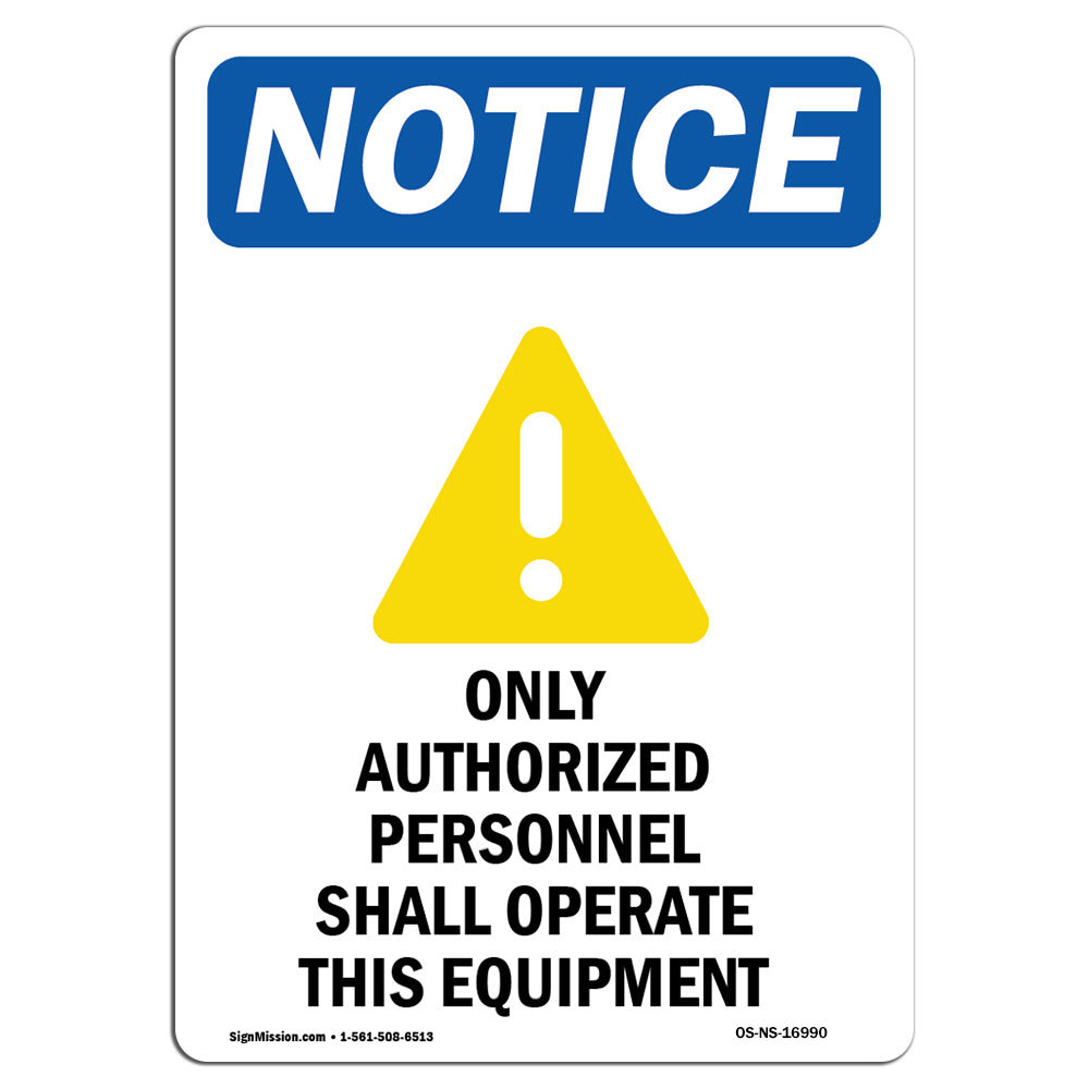 SignMission Only Authorized Personnel Sign with Symbol | Wayfair