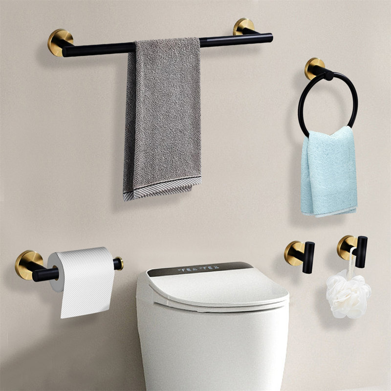 Mercer41 Ghalia 5 Piece Bathroom Accessory Set & Reviews - Wayfair Canada