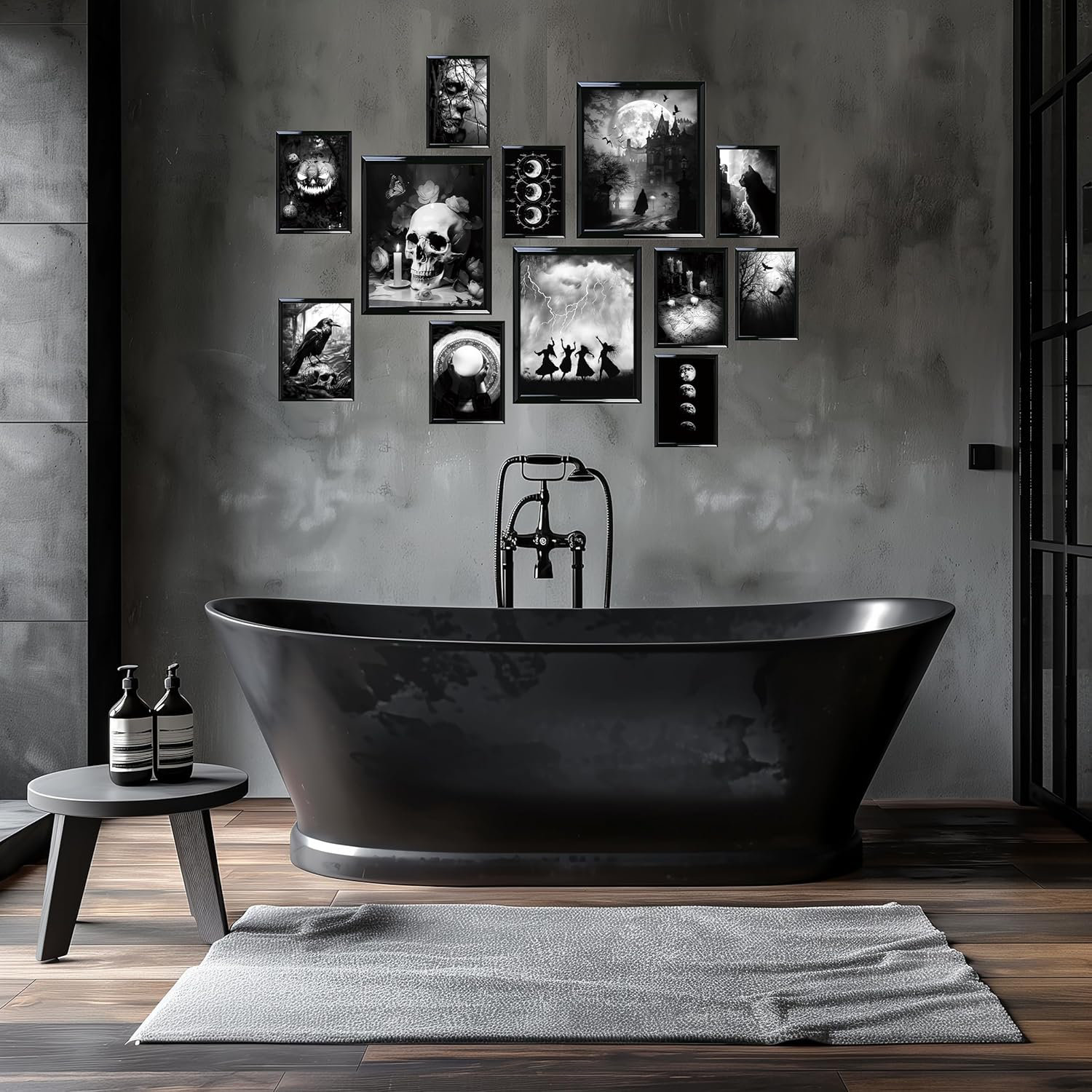 The Holiday Aisle® Goth Room Decor, Witchy Decor Aesthetic Halloween ...