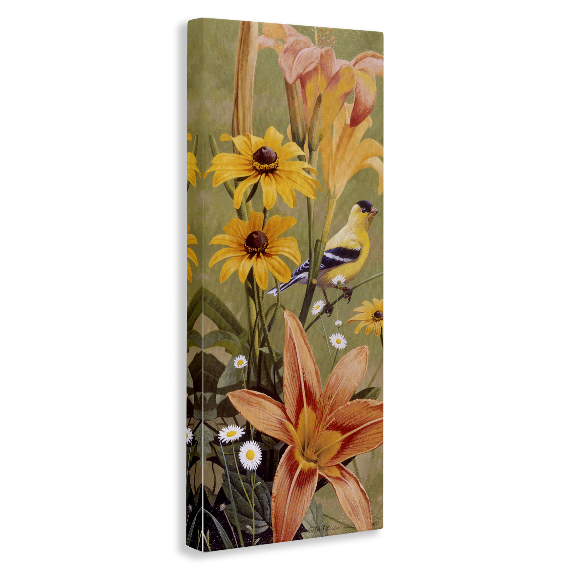 Hokku Designs Among the Flowers Bird Canvas Wall Art by Rod Lawrence ...