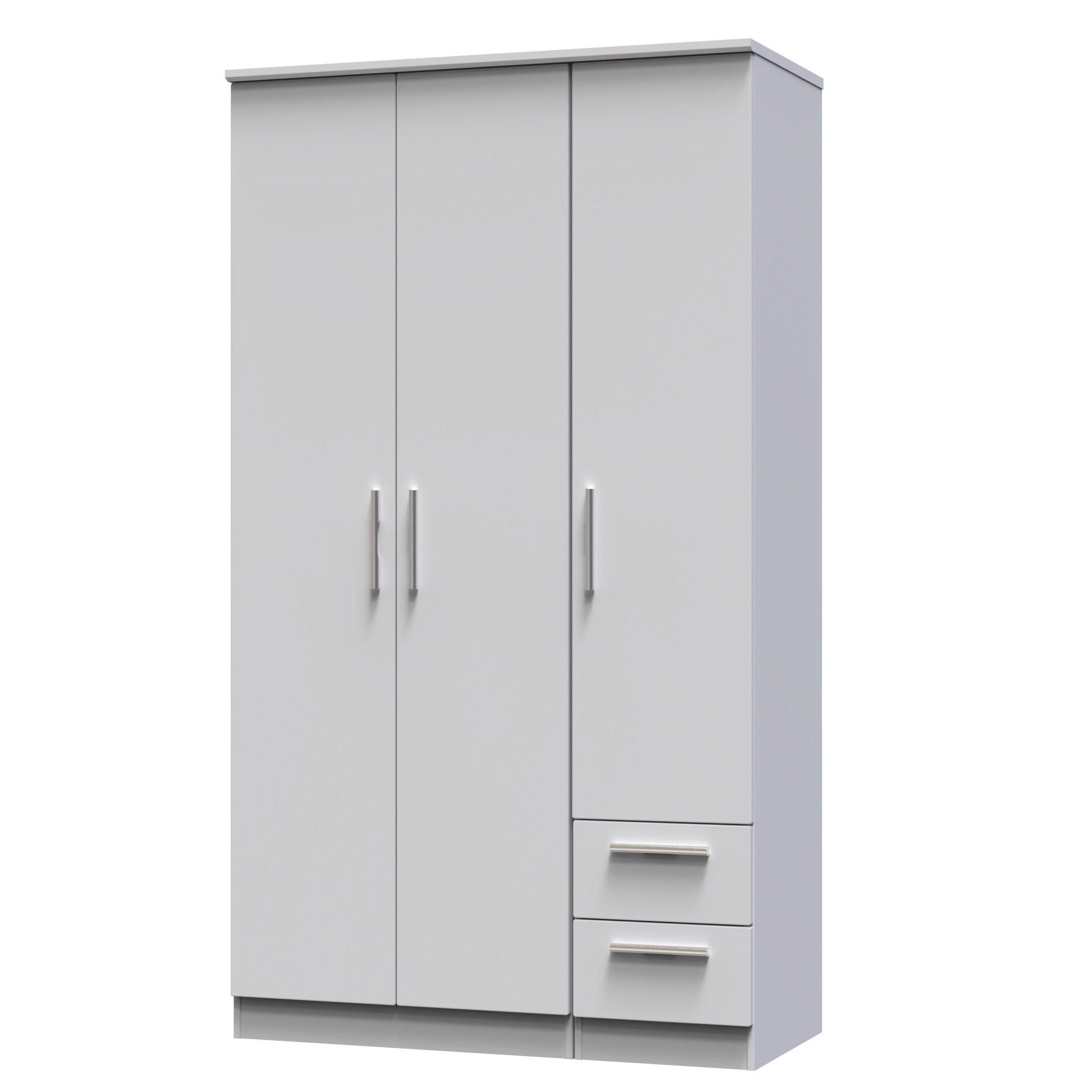 Latitude Run Borgeson Tall Triple Small Drawer Wardrobe | Wayfair.ie
