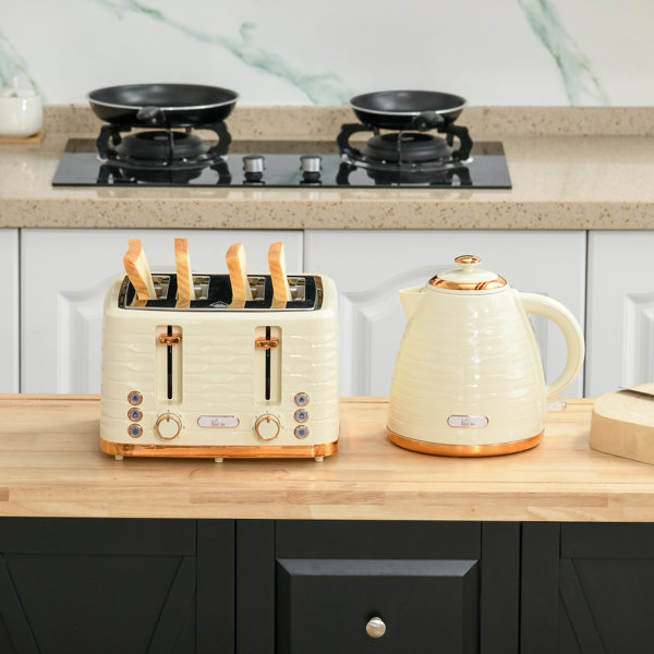 Cottage Style Kettle And Toaster